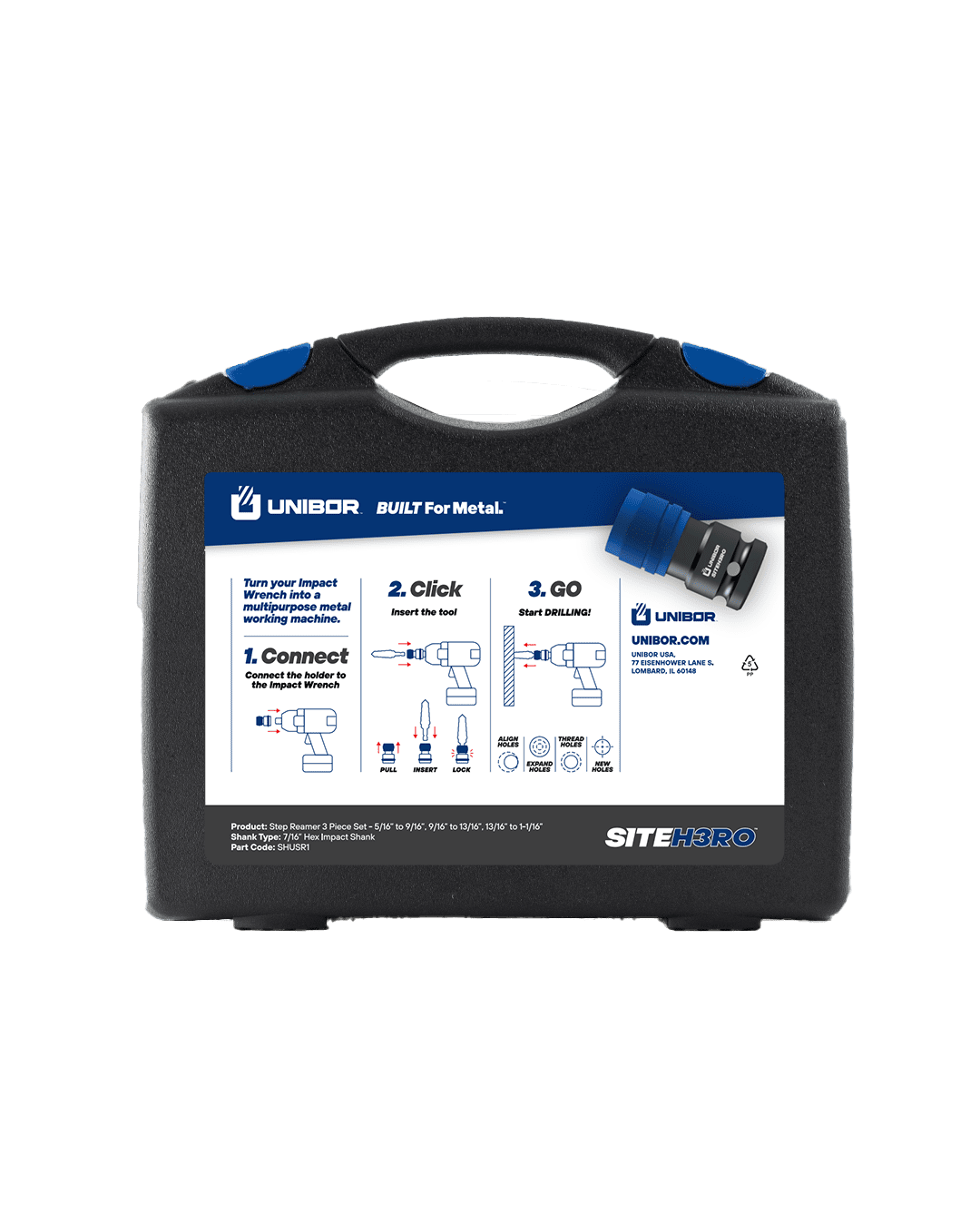 SITEH3RO™ Step Reamer Kit | Unibor